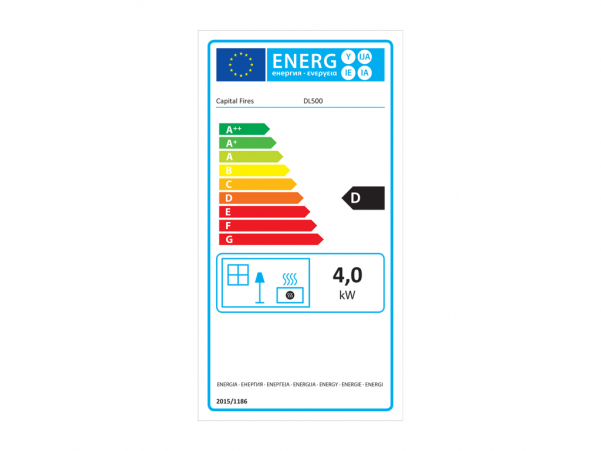 Capital DL500 Inset Gas Fire available from £1198 plus vat - Rigbys