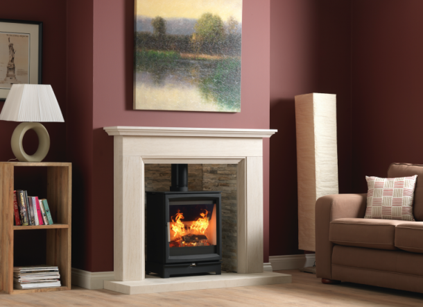 Fireline Fpi5W - Rigbys Fireline wood burning inset stoves eco design