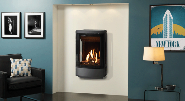 Gazco Loft Wall Mounted Gas Stove from £1829 plus vat - Rigby Fires