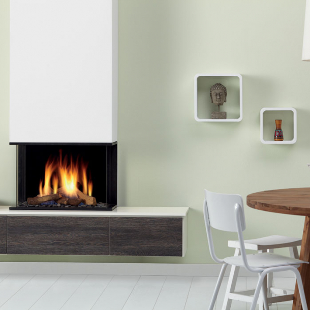 DRU Global 70XT Conventional Flue Gas Fire.- Rigbys