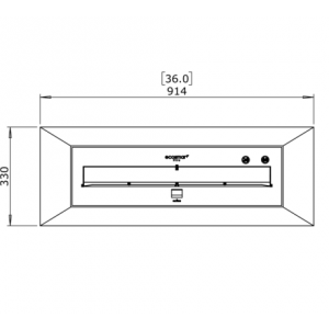EcoSmart Grate 18 Bioethanol Fireplace Insert from £2,396 plus vat