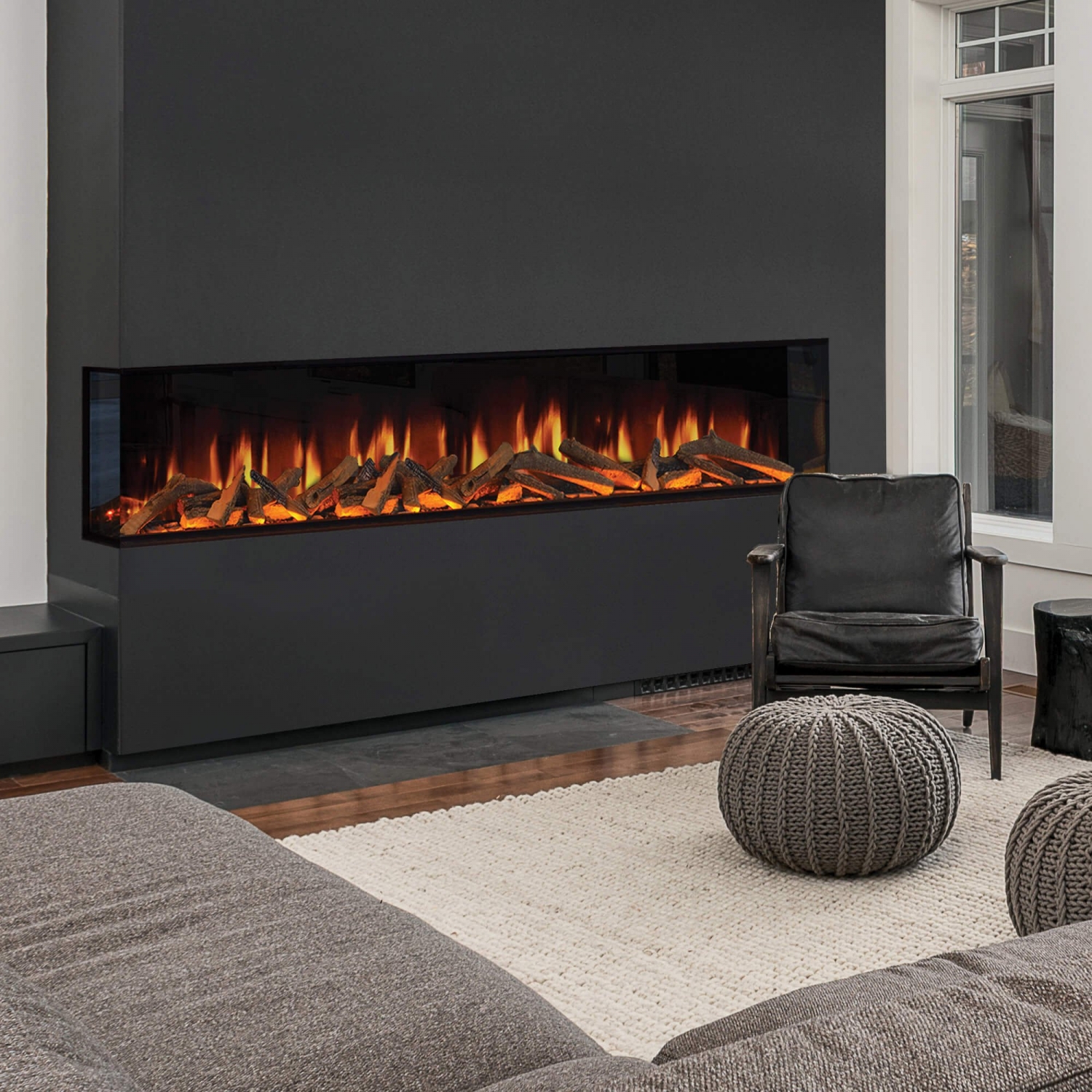 Evonic Karlstrad 'Halo Smart' Electric Fire from £3699 plus vat