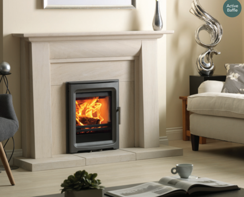 Contemporary Wood Burning Stove Installation in London