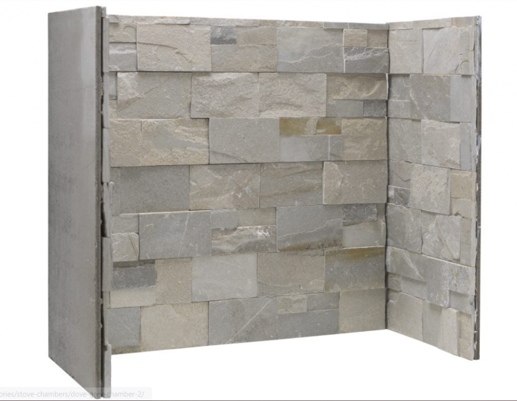 Stone Chambers for Stoves - Dove Grey Chamber