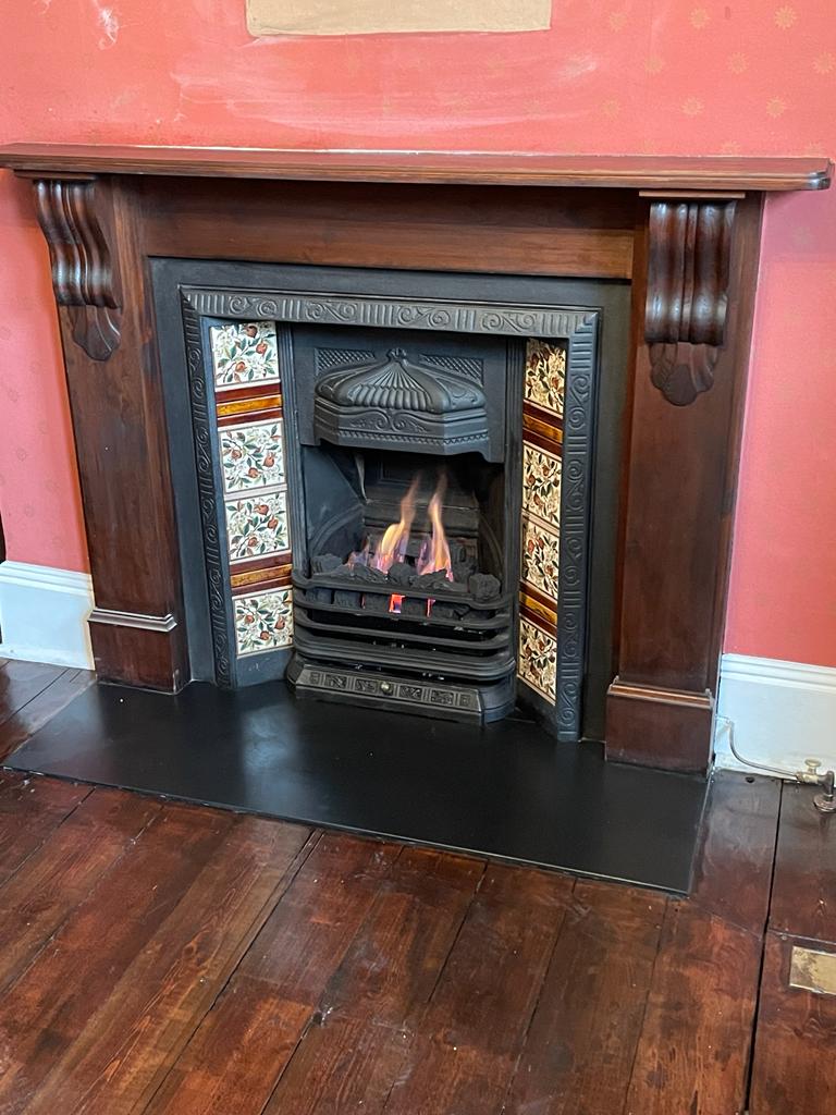 Traditional Gas Fireplace Installation, Crouch Hill