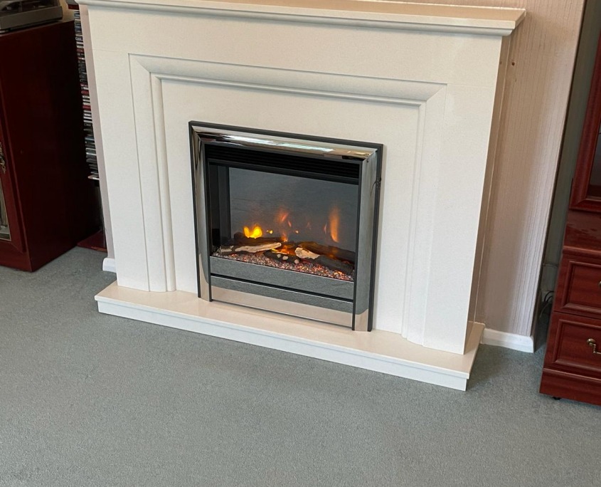 Electric Fireplace Installation in Ickenham